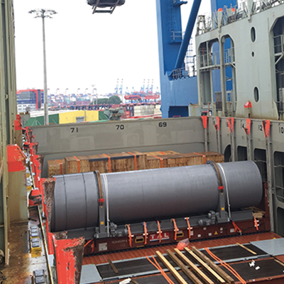 Break bulk on container vessel | Karl Gross